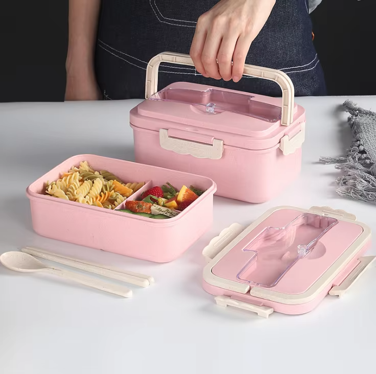China Eco Friendly Microwavable Healthy With Dividers Student Kids Pp ...